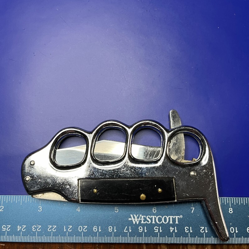 "FURY" Japan Knuckle Duster Folding Knife