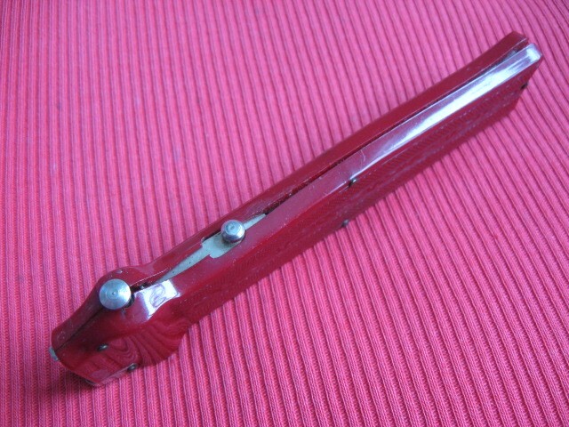 Vintage BONSA Solingen Germany Trap Door OTF Switchblade Knife