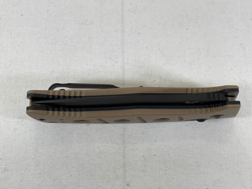 BENCHMADE USA 2750BKSN Sibert Design Tan G10 Axis Lock Auto Adamas w ...