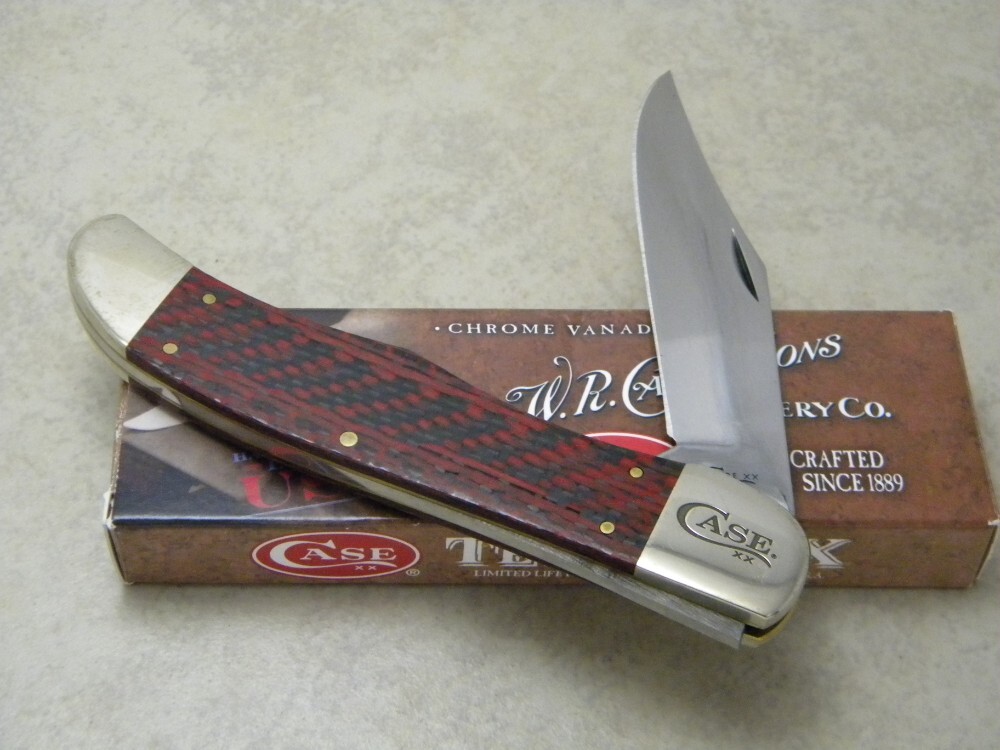 Case XX USA CV G10 Weave 2019 Large Folding Hunter Knife NIB