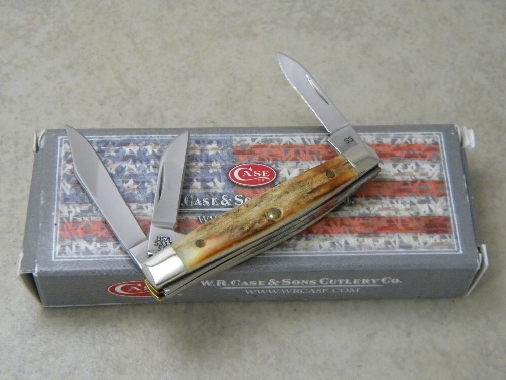 Case XX USA 8 Dot (2012) 5333 Stag Mini Stockman Knife NIB