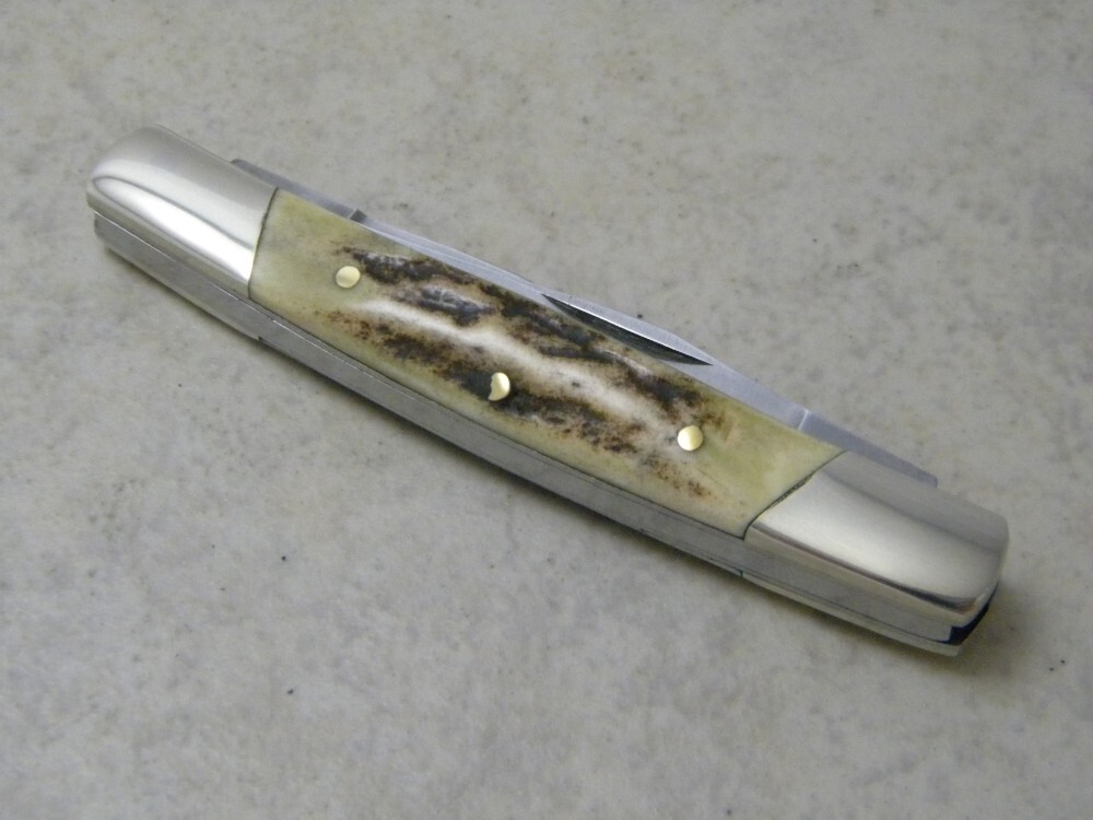 American Blade Chatt TN AB-25 Stag Mini Muskrat Knife