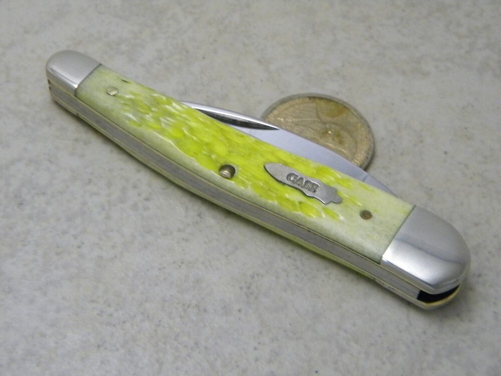 Case XX USA 2004 Key Lime Bone 6355WH Wharncliff Whittler Knife