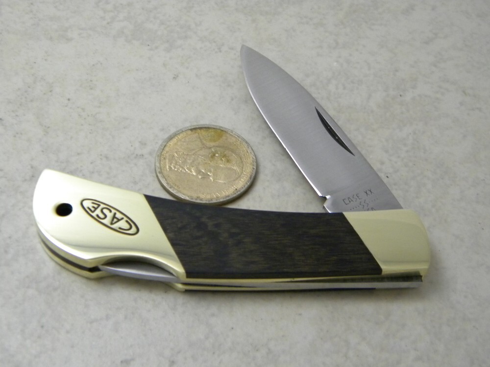 Case XX SS USA 8 Dot (1982) Wood P10051L SSP Lockback Knife