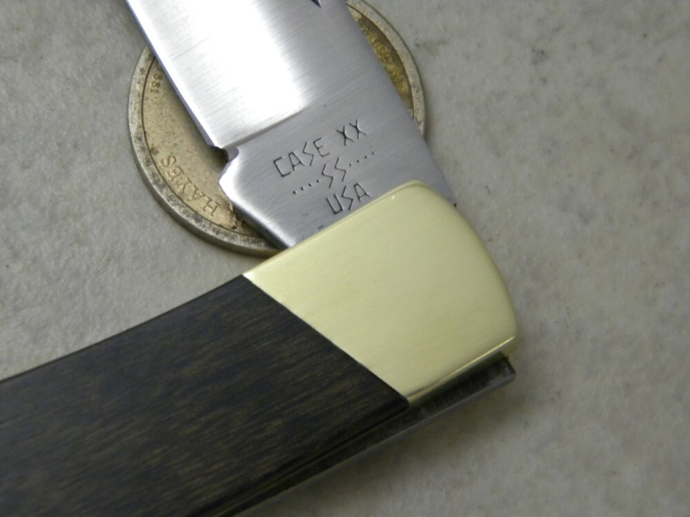 Case XX SS USA 8 Dot (1982) Wood P10051L SSP Lockback Knife