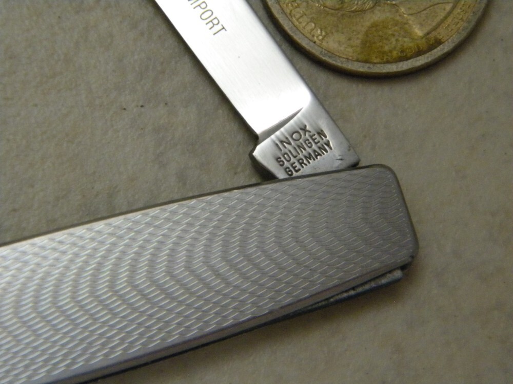 Case XX Inox Solingen Germany Import Metal Gentlemen's Knife