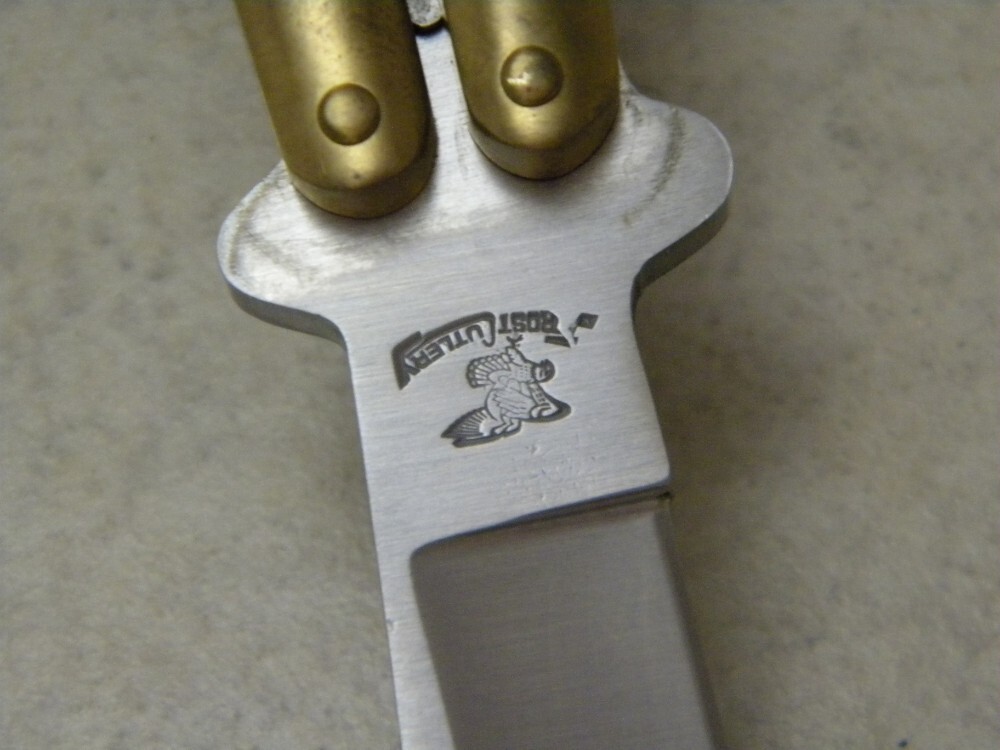 Frost Cutlery Japan Golden Frostwood Heavy Duty Butterfly Knife