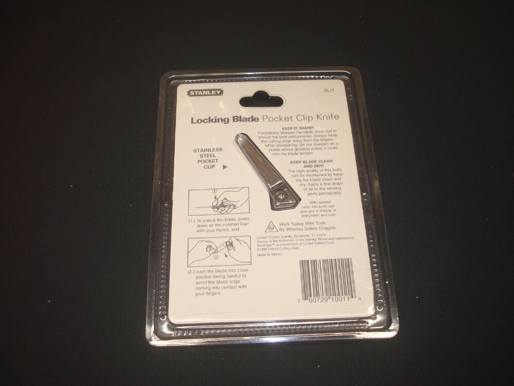 STANLEY MaxEdge Knife SL11 New In Package