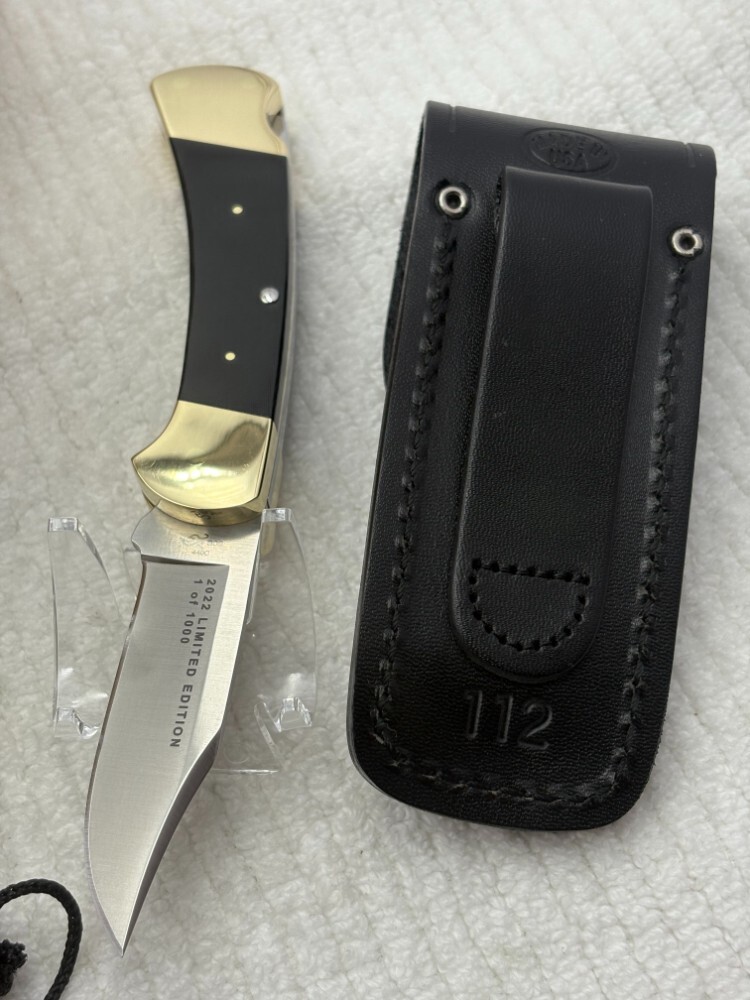 Buck 2022 Limited Edition Legacy 112 Ranger Folding Lock Back 1 / 1000 ...