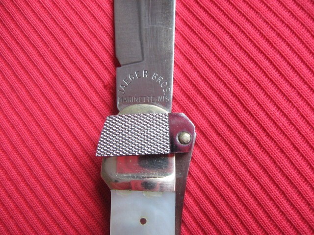 Vintage JAEGER BROS. M.O.P. AERIAL Switchblade Knife