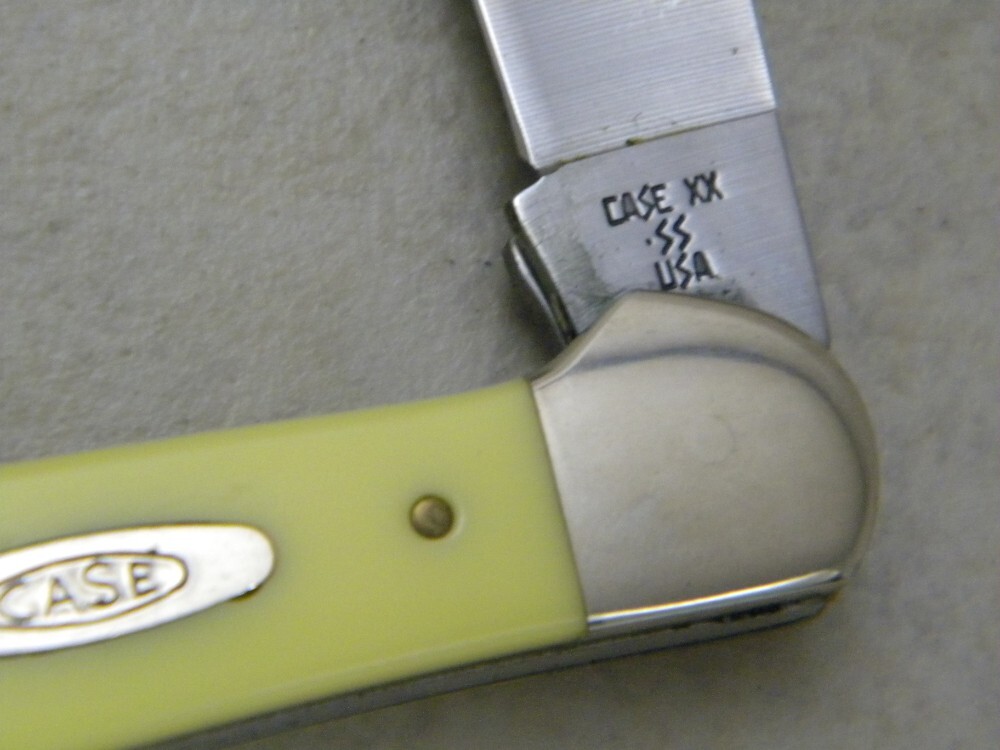 Case XX USA 1 Dot Yellow 3249 Copperhead Knife NIB