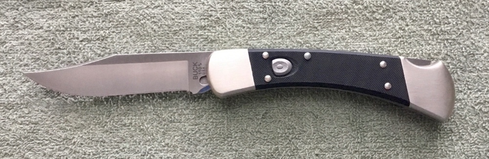 Buck 110 Auto Elite Folding Hunter Knife 0110BKSA-B Cat 11667 MagnaCut Mint
