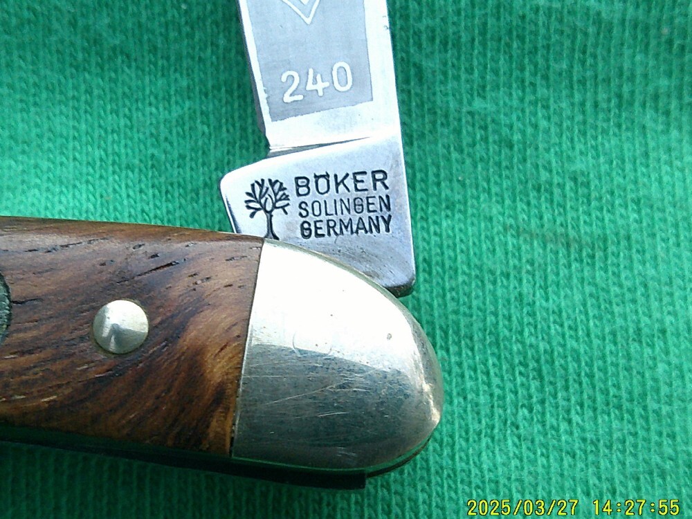 Boker Tree Brand Classic #240 Serpentine Pen
