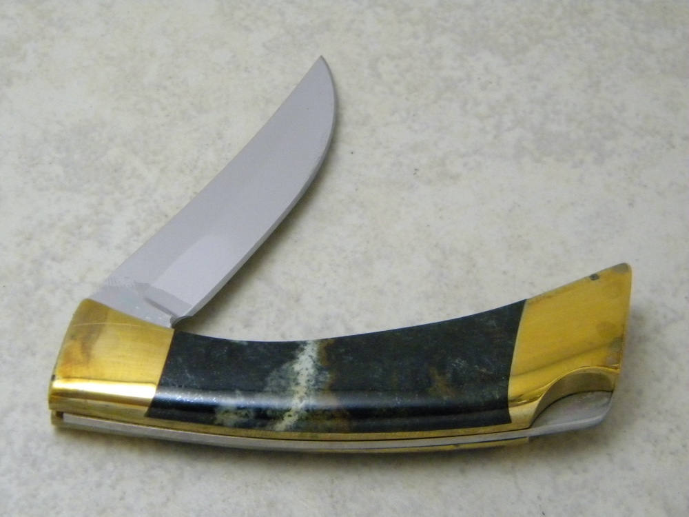 Browning USA Oregon Trail Jade Lockback Knife in Box 1 of 2000 Made