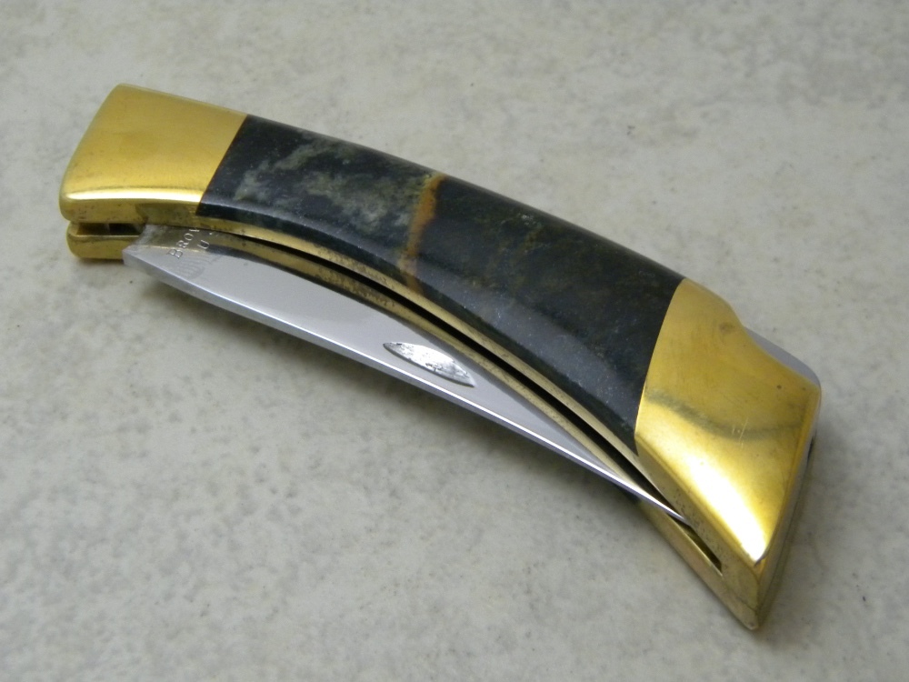 Browning USA Oregon Trail Jade Lockback Knife in Box 1 of 2000 Made