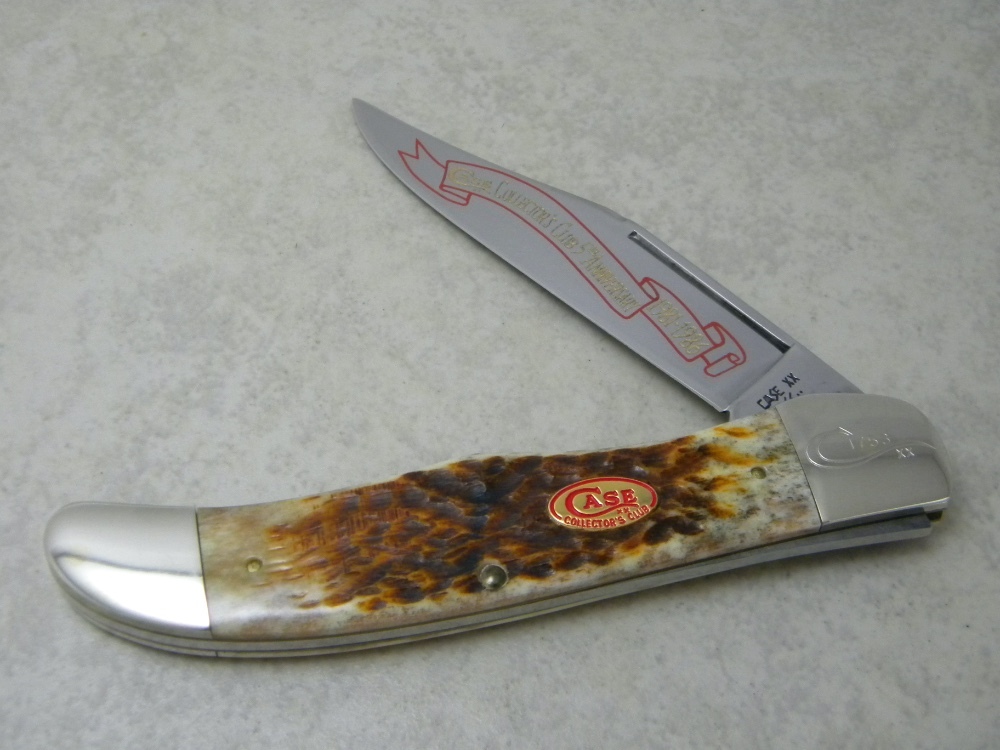 Case XX SS USA 4 Dot Bone 6165 SS 1986 Case Collector's Club Folding ...