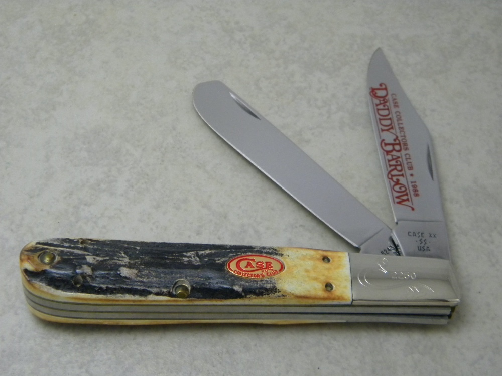 Case XX SS USA 2 Dot Stag 5243 SP SS 1988 Case Collector's Club Daddy ...