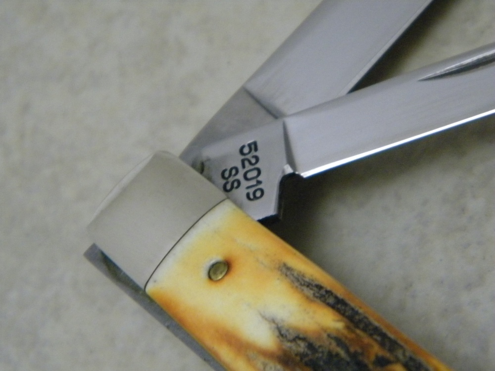 Case XX USA 1990 Stag 52019 SS Case Collector's Club English Jack Knife NIB