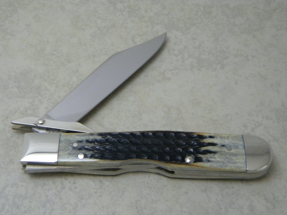 Case XX USA 2002 Burnt Moss Bone 6111 1/2L SS Case Collector's Club ...