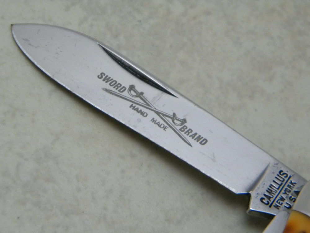 Camillus New York USA Sword Brand Imitation Stag #97 Camp Scout Utility ...