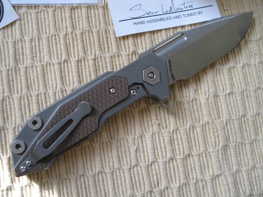HINDERER - FULL TRACK - S45VN SPANTO BLADE (NIB)