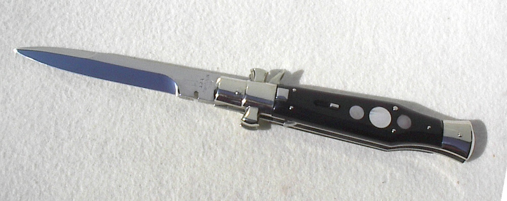 NEW AGA CAMPOILN 11" ( BLACK WIDOW ) WITH BLACK HORN MOTHER OF PEARL ...