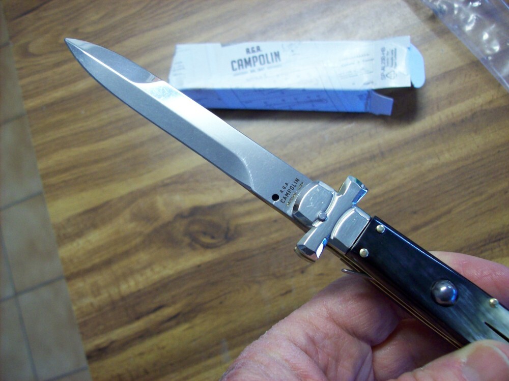 A. G. A. Campolin Maniago, Italy Maltese Cross Bayonet 9 Incher ...