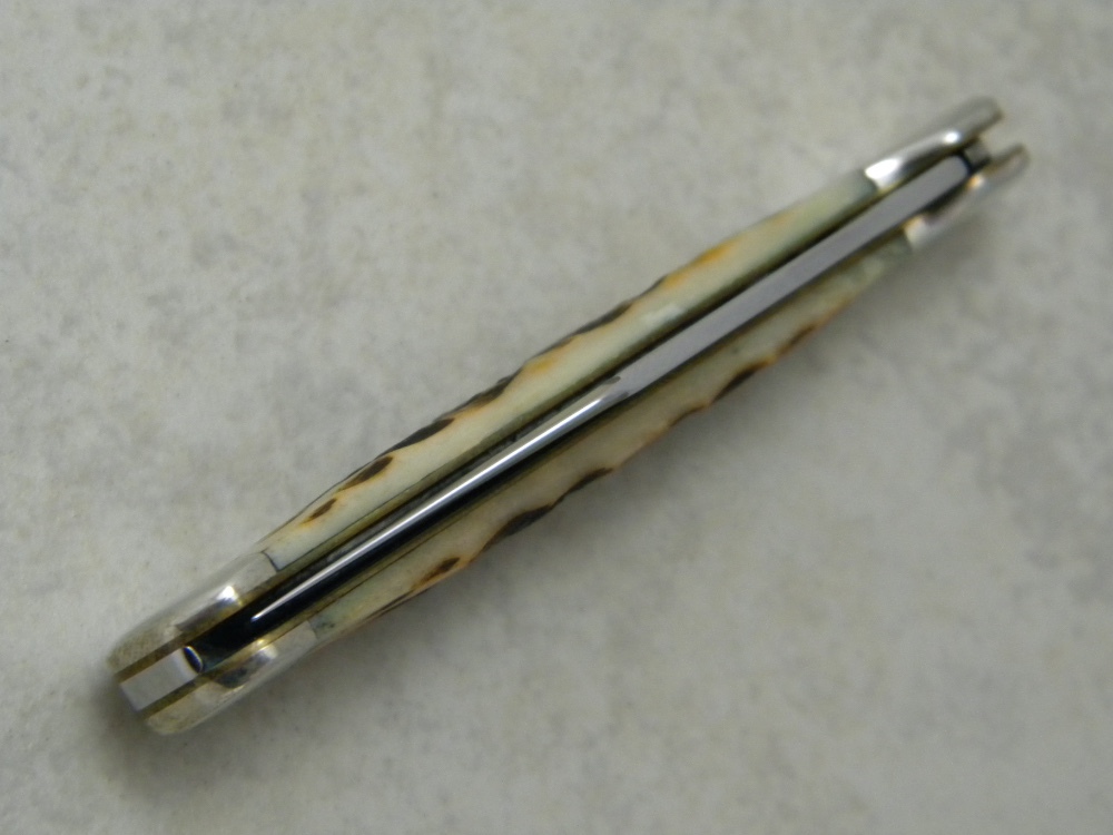 Case XX USA 10 Dot (2010) Amber Bone 61749L SS Mini Copperlock Knife
