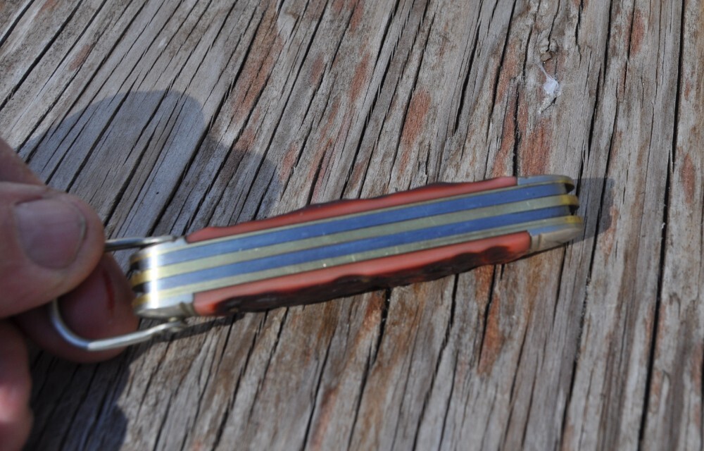 Robeson Pre 1965 4 Blade Camp Knife Near Mint Strawberry Delrin Robeson ...