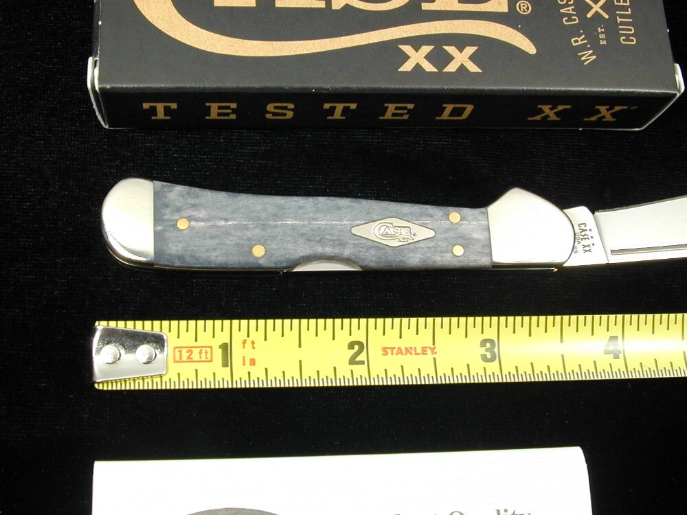 Case xx Smooth Gray Bone Mini Copperlock Knife 34201 USA Made in 2024 ...