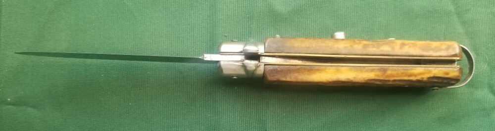 Vintage 50s French Bargeon Jigged Bone Auto