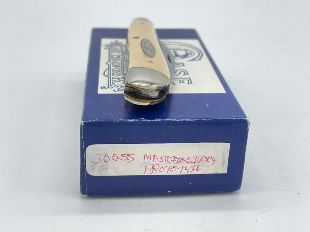 1994 CASE TESTED XX 30055 Prototype Mastodon Ivory Whittler w/ OMP BOX