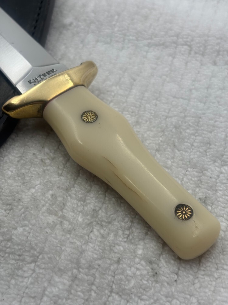 Khyber Vintage Double Edge Boot Knife #2750 Made In Japan (22)