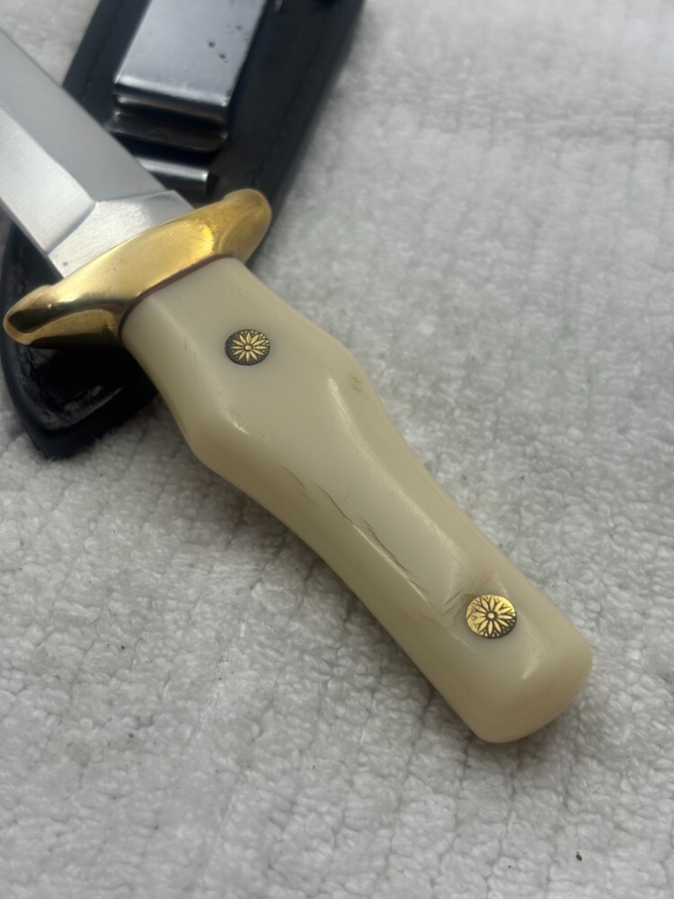 Khyber Vintage Double Edge Boot Knife #2750 Made In Japan (22)