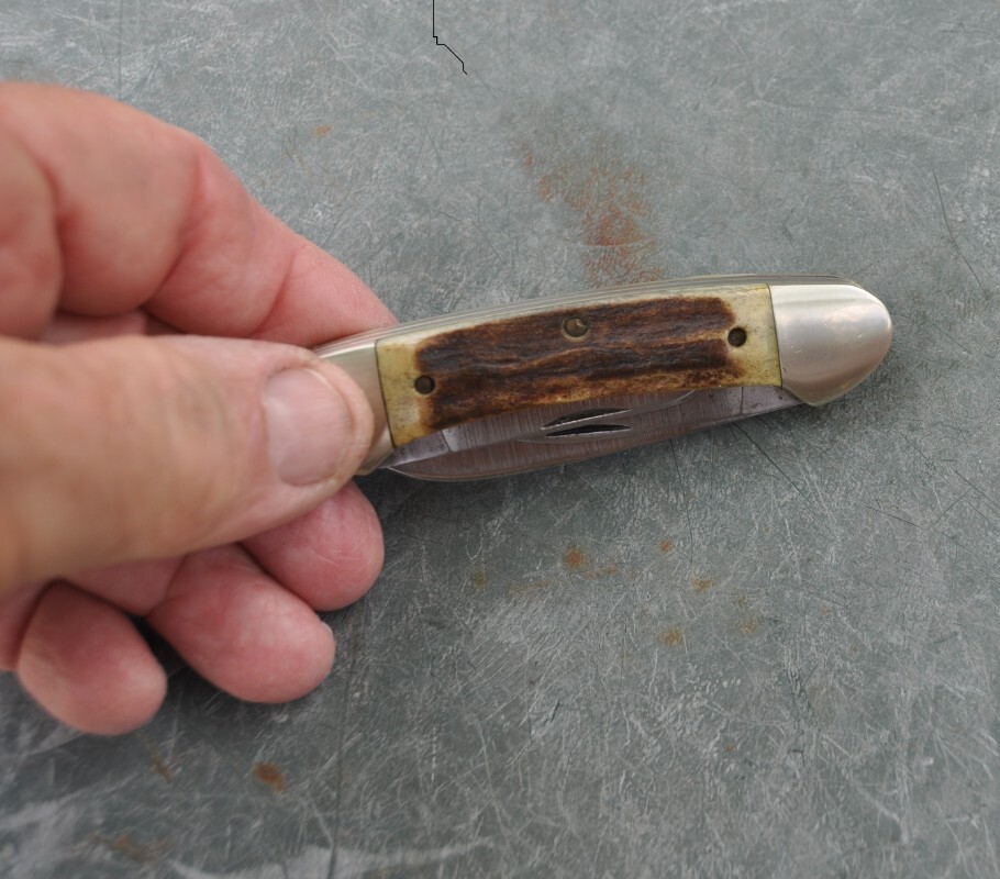 Parker Frost Wostenholm 3 Blade Canoe UK Made Early 70's Mint Tarnish ...