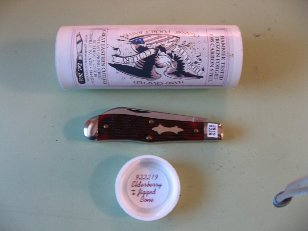 GREAT EASTERN TIDIOUTE 922219 EUREKA JACK ELDERBERRY JIGGED BONE