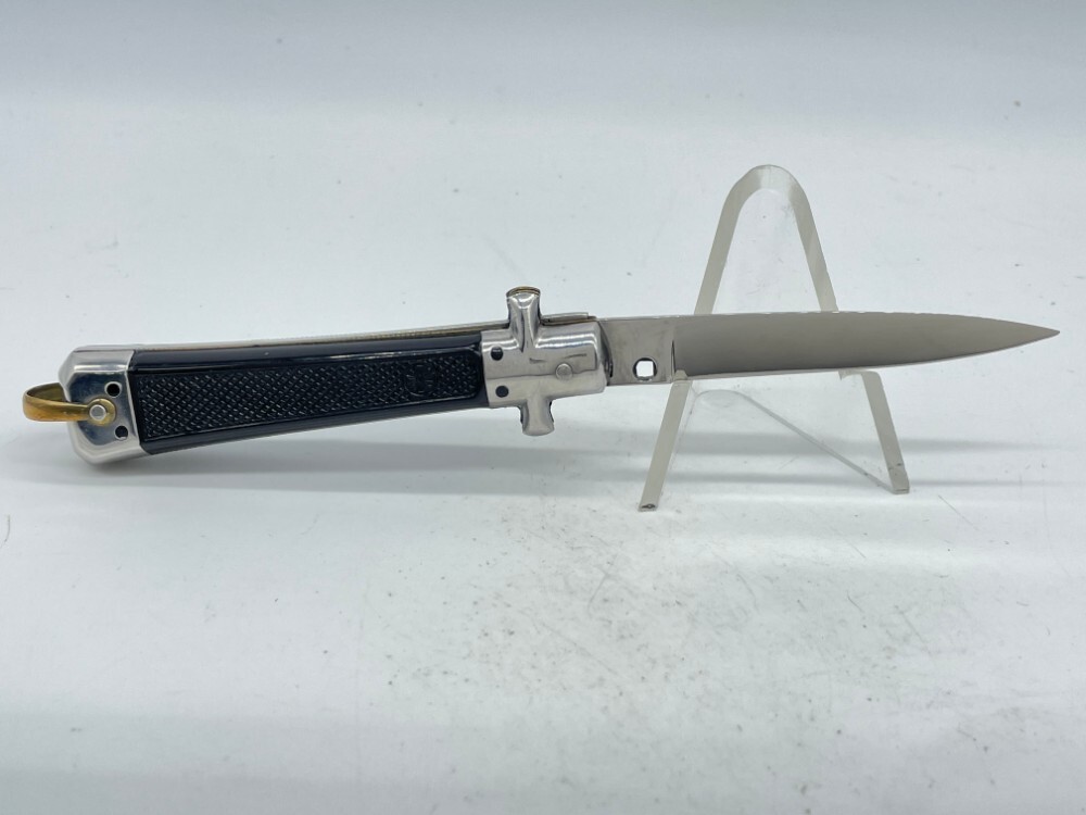 1960s BARGEON INOX France Black Switchblade Automatic