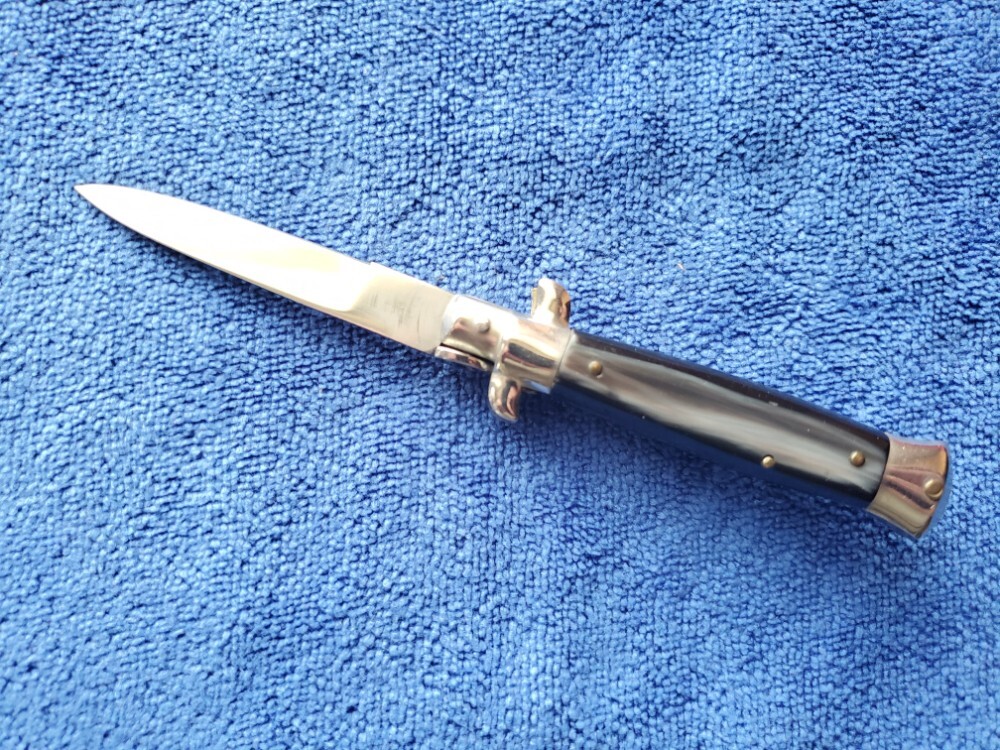 NOS 15 CM / 6'' Oreste Di Bon Swivel Bolster Stiletto Imitation Horn ...