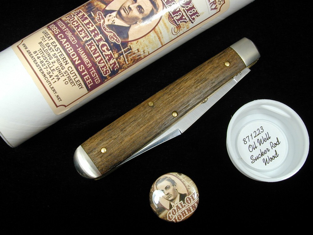 Great Eastern Cutlery GEC Oil Well Sucker Rod Wood English Jack Knife ...
