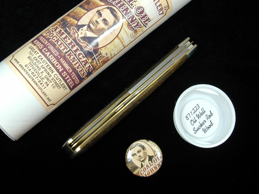 Great Eastern Cutlery GEC Oil Well Sucker Rod Wood English Jack Knife ...