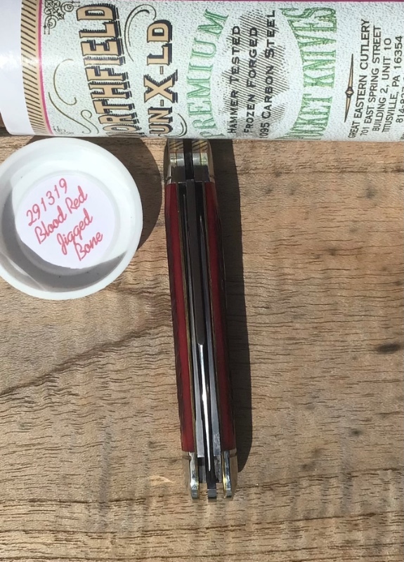 Great Eastern Cutlery Northfield 291319 Stockyard Whittler Blood Red ...
