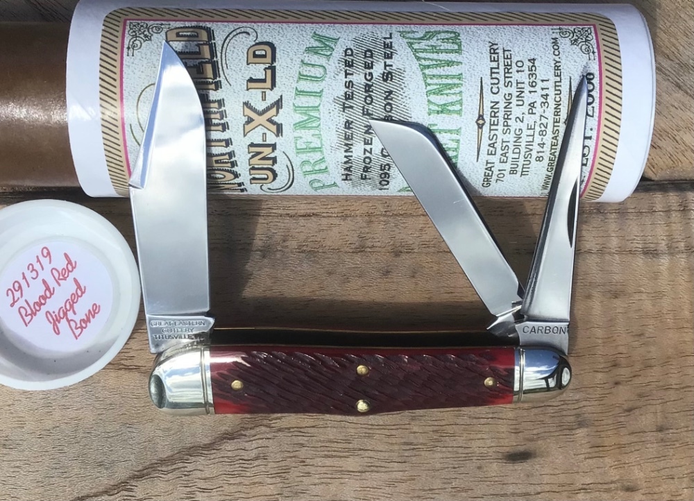 Great Eastern Cutlery Northfield 291319 Stockyard Whittler Blood Red ...