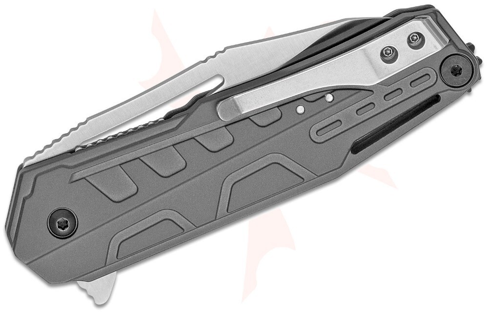 Columbia River CRKT 5040 Dew Hara Raikiri Flipper 3.759" Satin Plain ...