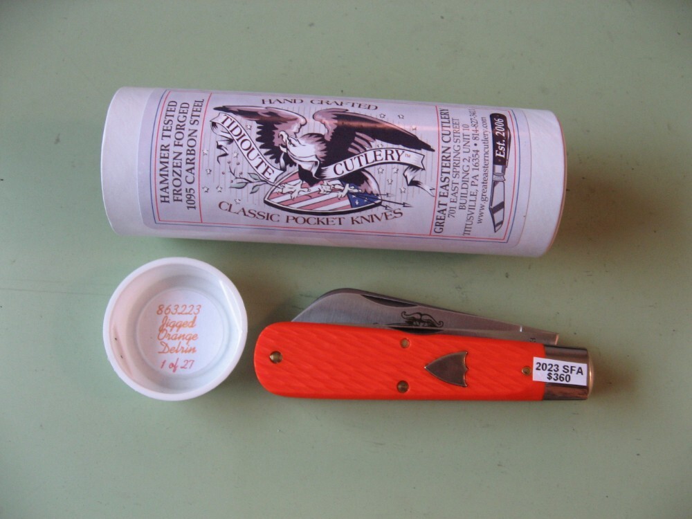 GREAT EASTERN TIDIOUTE 863223 HARNESS JACK SFA JIGGED ORANGE DELRIN