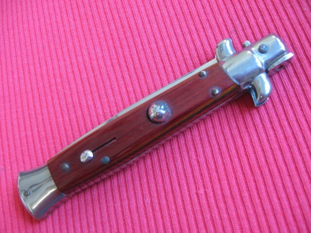 Older 9" Stamina Wood Bayonet BLADE ITALIAN STILETTO Knife