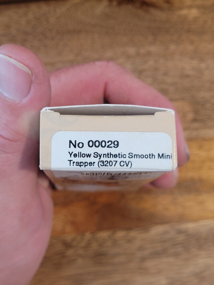 2021 Case XX yellow synthetic mini trapper pattern # 3207 CV